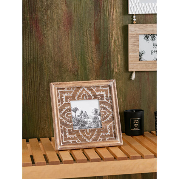 Ahşap Desenli Çerçeve 20x20 Cm