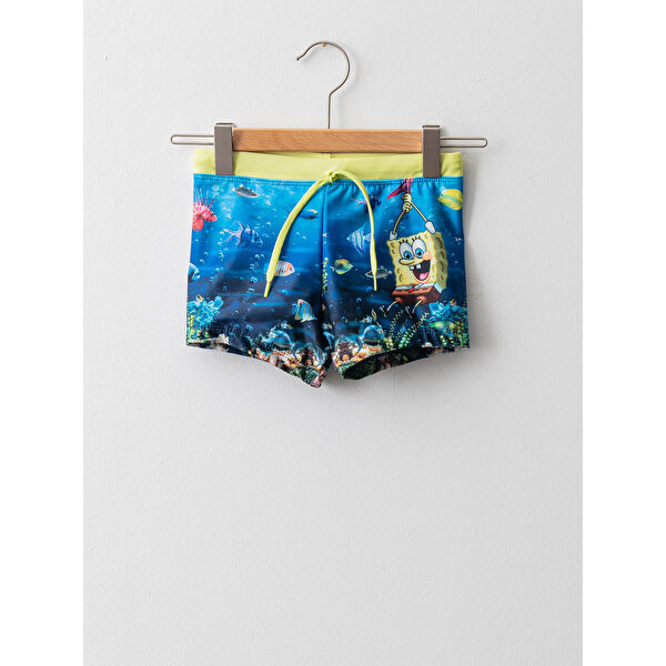 Beli Lastikli Sünger Bob Baskılı Hızlı Kuruyan Erkek Çocuk Boxer Mayo Beli Lastikli Sünger Bob Baskılı Hızlı Kuruyan Erkek Çocuk Boxer Mayo