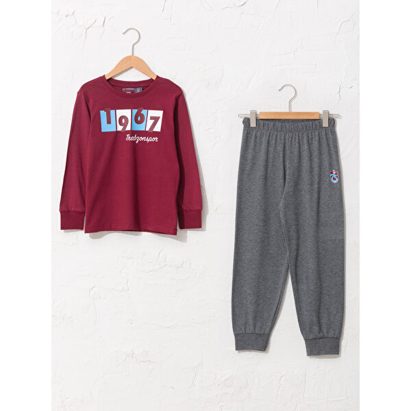 Erkek Çocuk Trabzonspor Baskılı Pijama Takımı Erkek Çocuk Trabzonspor Baskılı Pijama Takımı