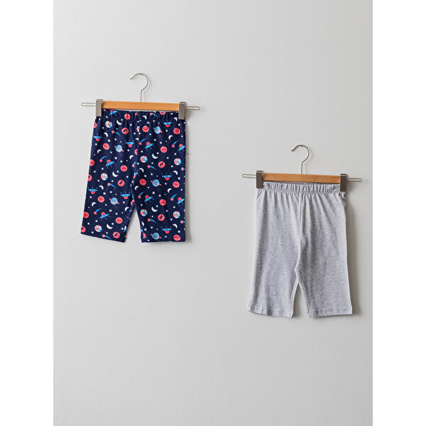 Beli Lastikli Pamuklu Erkek Bebek Pijama Alt 2'li