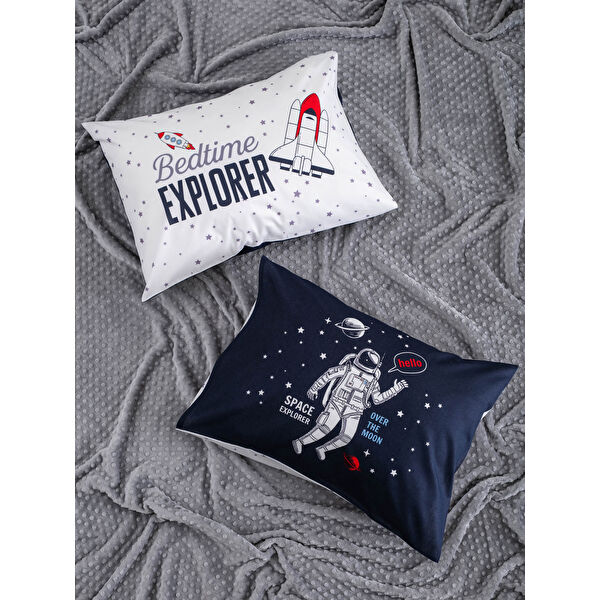 Baskılı Dokuma Erkek Çocuk Yastık Kılıfı 2'li 50x70 Cm