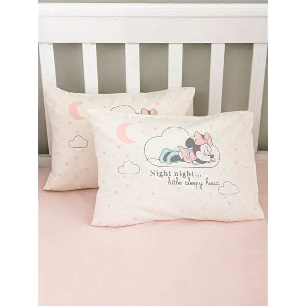 Minnie Mouse Lisanslı Kız Bebek Dokuma Yastık Kılıfı 35x45 Cm Minnie Mouse Lisanslı Kız Bebek Dokuma Yastık Kılıfı 35x45 Cm