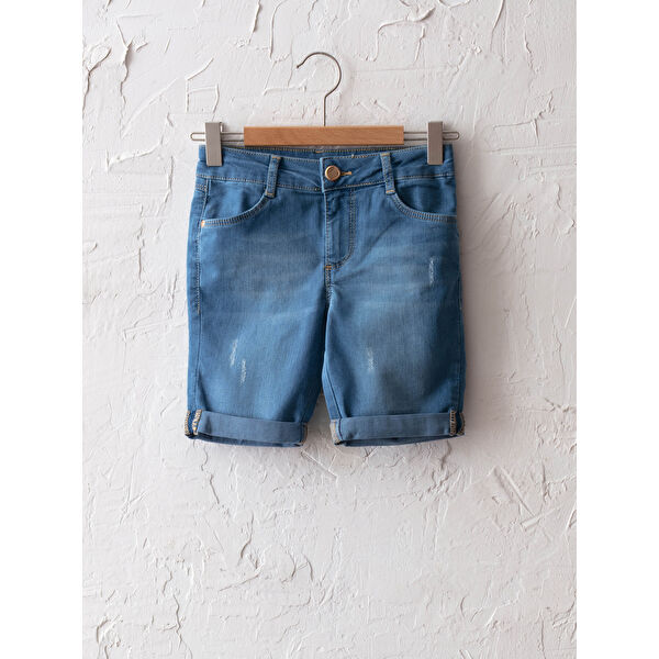 Kız Çocuk Jean Şort