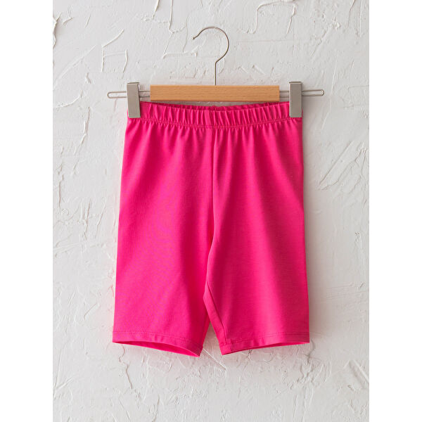 Basic Pamuklu Kız Çocuk Kısa Tayt