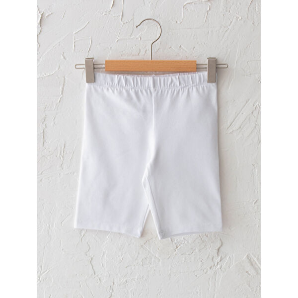 Basic Pamuklu Kız Çocuk Kısa Tayt