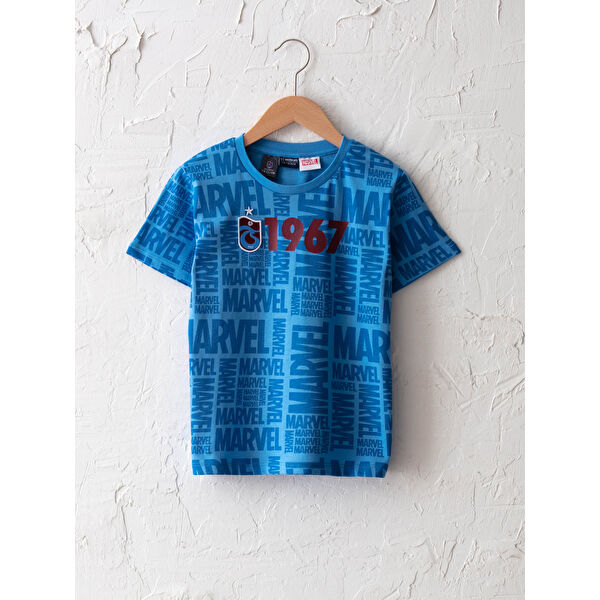 Bisiklet Yaka Trabzonspor Baskılı Kısa Kollu Erkek Çocuk Tişört Bisiklet Yaka Trabzonspor Baskılı Kısa Kollu Erkek Çocuk Tişört