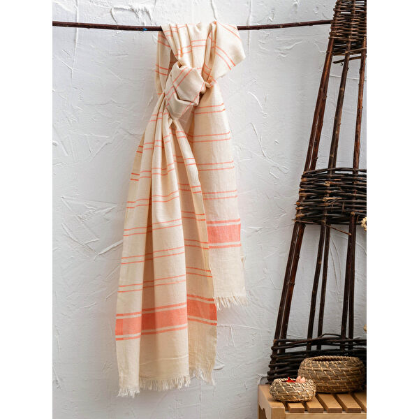 Çizgi Detaylı Saçaklı Peştamal Havlu 90x165 Cm Çizgi Detaylı Saçaklı Peştamal Havlu 90x165 Cm