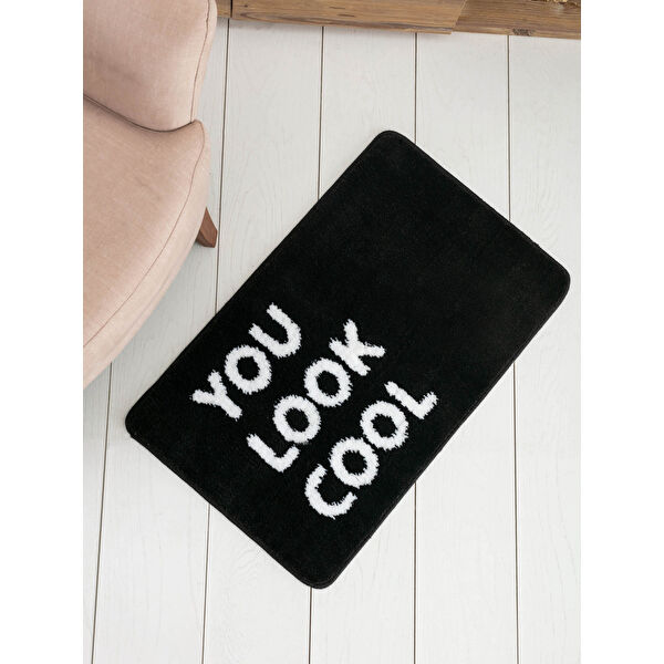 Slogan Baskılı Banyo Paspası 50x80 Cm