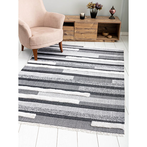 Saçaklı Jakarlı Halı 160x230 Cm