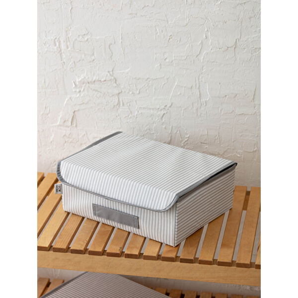 Kapaklı Polyester Organizer Sepet 30x23x11 Cm Kapaklı Polyester Organizer Sepet 30x23x11 Cm