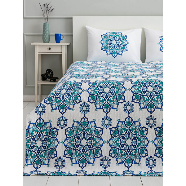 Çift Kişilik Desenli Pike Takımı