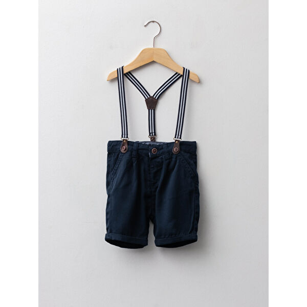 Basic Erkek Bebek Şort ve Pantolon Askısı 2'li Takım Basic Erkek Bebek Şort ve Pantolon Askısı 2'li Takım