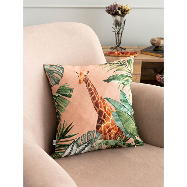 Zebra Baskılı Kırlent Kılıfı