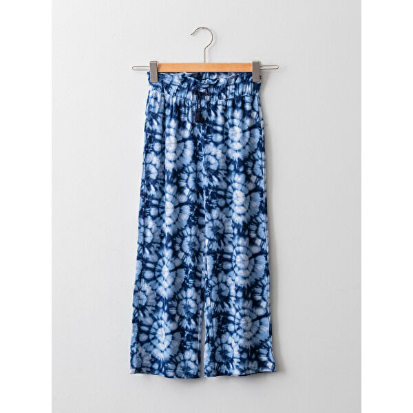 Beli Lastikli Batik Desenli Kız Çocuk Eşofman Altı Beli Lastikli Batik Desenli Kız Çocuk Eşofman Altı