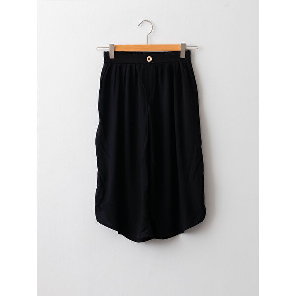Basic Geniş Paça Viskon Kız Çocuk Capri Basic Geniş Paça Viskon Kız Çocuk Capri