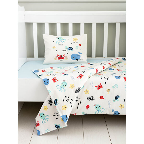 Baskılı Dokuma Erkek Bebek Nevresim Takımı Baskılı Dokuma Erkek Bebek Nevresim Takımı