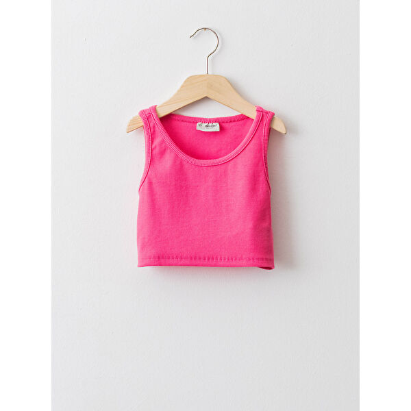 Bisiklet Yaka Basic Kız Çocuk Atlet