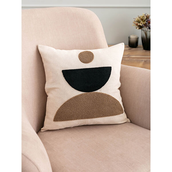 Nakışlı Kırlent Kılıfı 45x45 Cm Nakışlı Kırlent Kılıfı 45x45 Cm