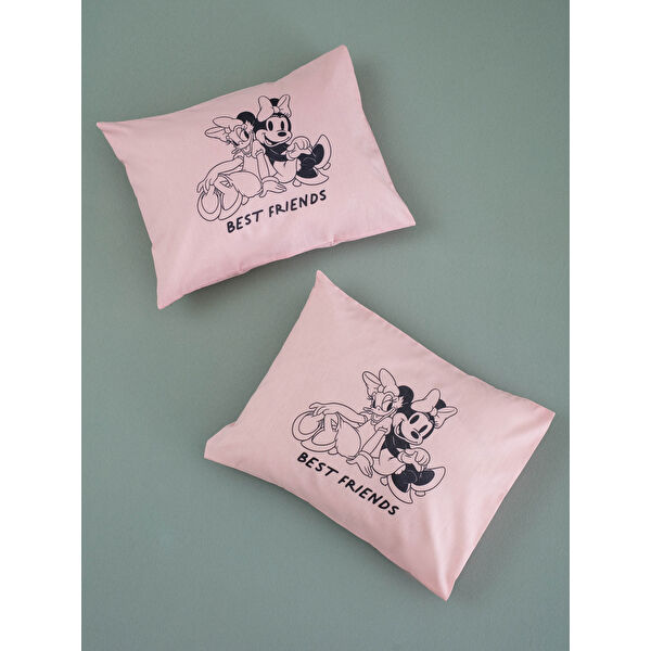 Minnie Mouse Lisanslı Organik Pamuklu Kız Bebek Yastık Kılıfı 35x45 Cm Minnie Mouse Lisanslı Organik Pamuklu Kız Bebek Yastık Kılıfı 35x45 Cm