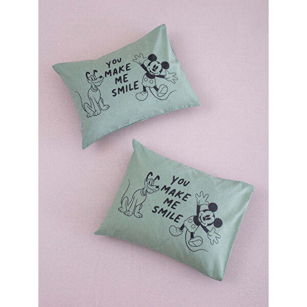 Mickey Mouse Lisanslı Organik Pamuklu Erkek Bebek Yastık Kılıfı 35x45 Cm Mickey Mouse Lisanslı Organik Pamuklu Erkek Bebek Yastık Kılıfı 35x45 Cm