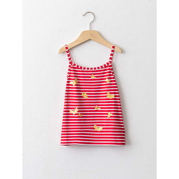 Baskılı Askılı Viskon Kız Çocuk Atlet Baskılı Askılı Viskon Kız Çocuk Atlet