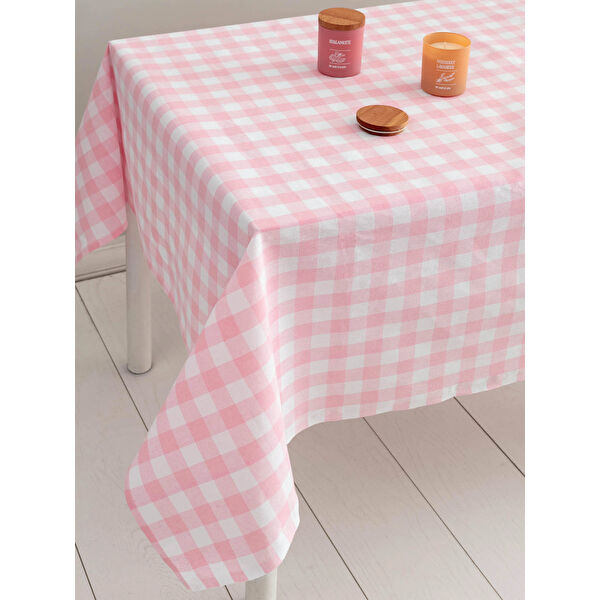 Ekose Desenli Masa Örtüsü