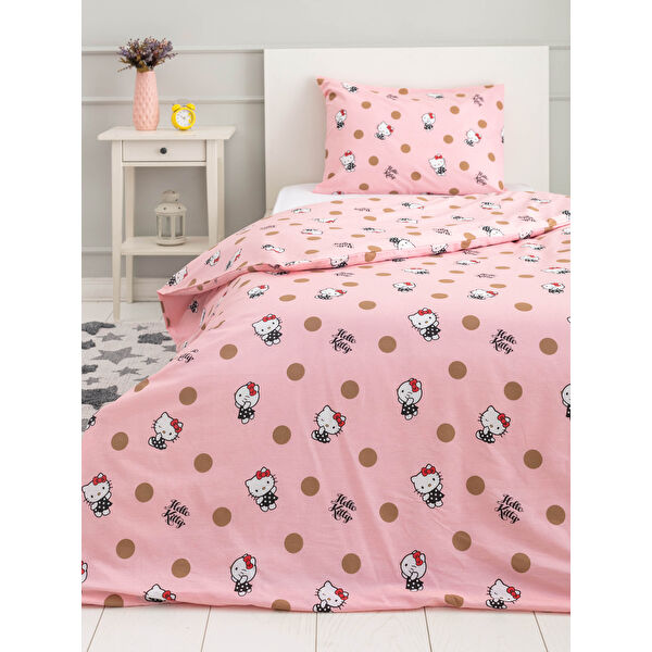 Hello Kitty Lisanslı Dokuma Kız Çocuk Nevresim Takımı