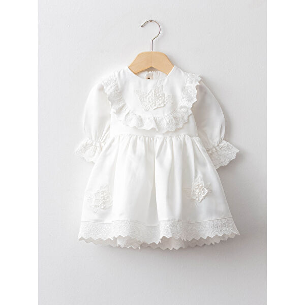 Le Mabelle Bisiklet Yaka Uzun Kollu Fırfır Detaylı Kız Bebek Elbise Le Mabelle Bisiklet Yaka Uzun Kollu Fırfır Detaylı Kız Bebek Elbise