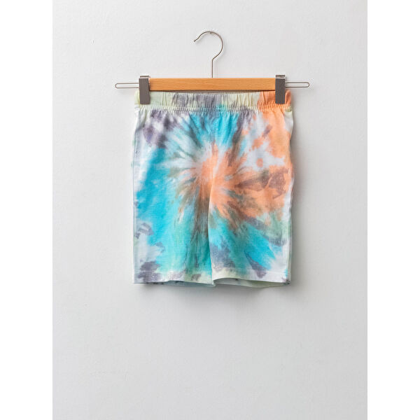 Beli Lastikli Batik Desenli Erkek Çocuk Şort