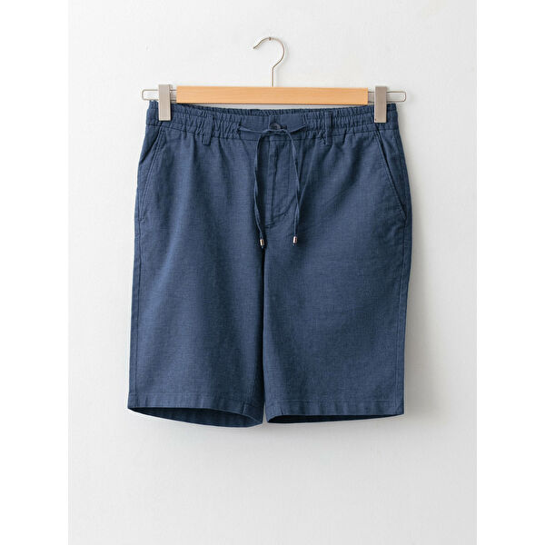 LCW VISION Slim Fit Beli Bağlama Detaylı Erkek Şort