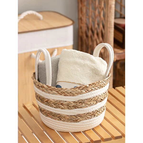 Hasır Organizer Sepet 26x26x17 Cm