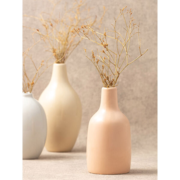 Dekoratif Seramik Vazo 7x7x15 Cm