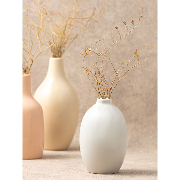 Dekoratif Seramik Vazo 7x7x13 Cm