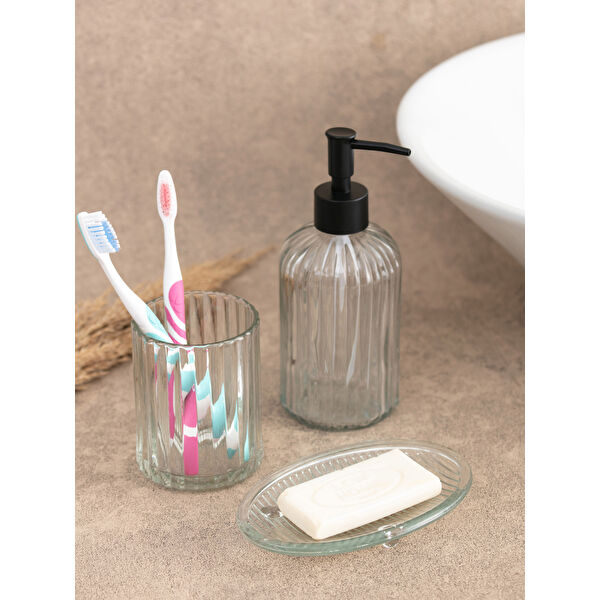 Cam Banyo Seti 3'lü