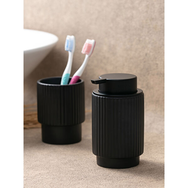Seramik Sıvı Sabunluk 7x7x14 Cm
