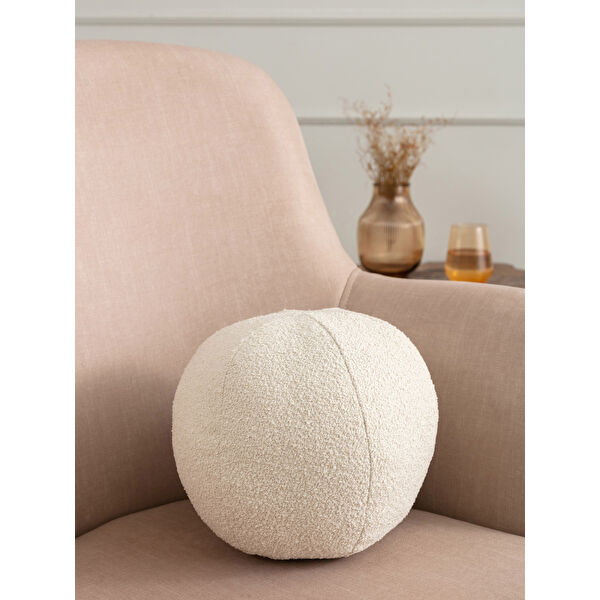 Dolgulu Dokuma Top Kırlent 40 Cm