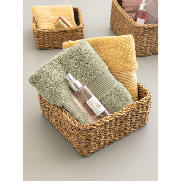 Düz Hasır Organizer Sepet 22x22x10 Cm Düz Hasır Organizer Sepet 22x22x10 Cm