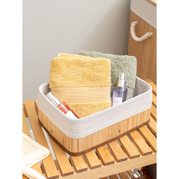 Bambu Organizer Sepet 33x23x52 Cm Bambu Organizer Sepet 33x23x52 Cm