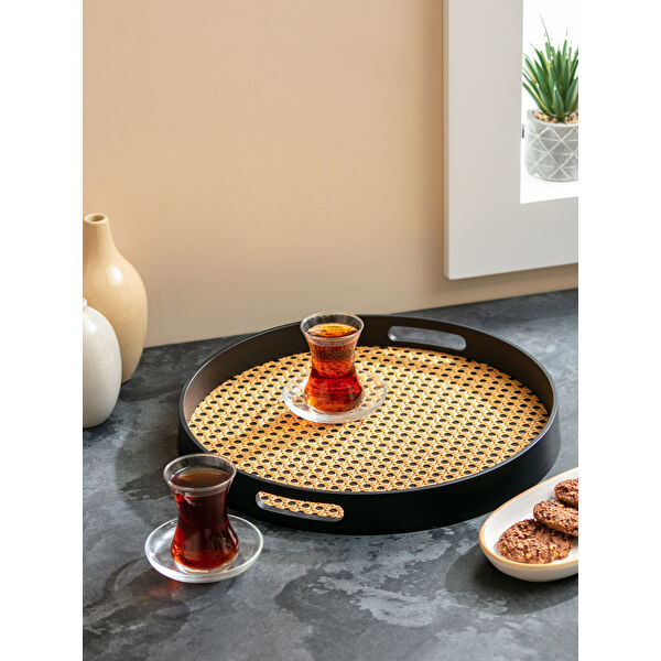 Yuvarlak Hazeran Tepsi 36 Cm