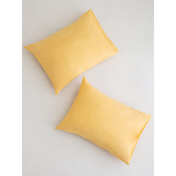 Pamuklu Düz Yastık Kılıfı 2'li 50x70 Cm