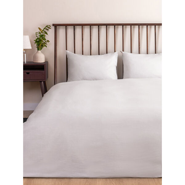 Düz Pamuklu Çift Kişilik Nevresim Takımı