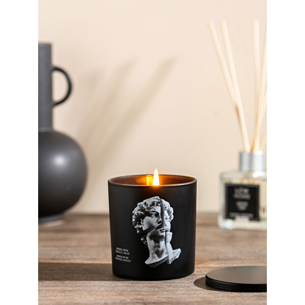 Amber Misk Kokulu Bardak Mum 210 Gr