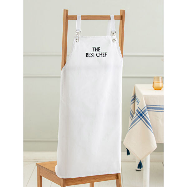 Yazı Nakışlı Mutfak Önlüğü