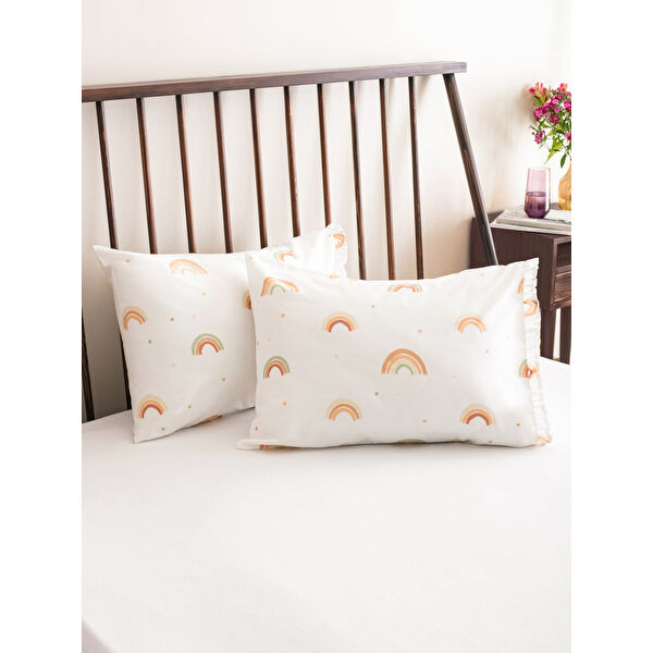 Baskılı Pamuklu Çocuk Yastık Kılıfı 2'li 50x70 Cm