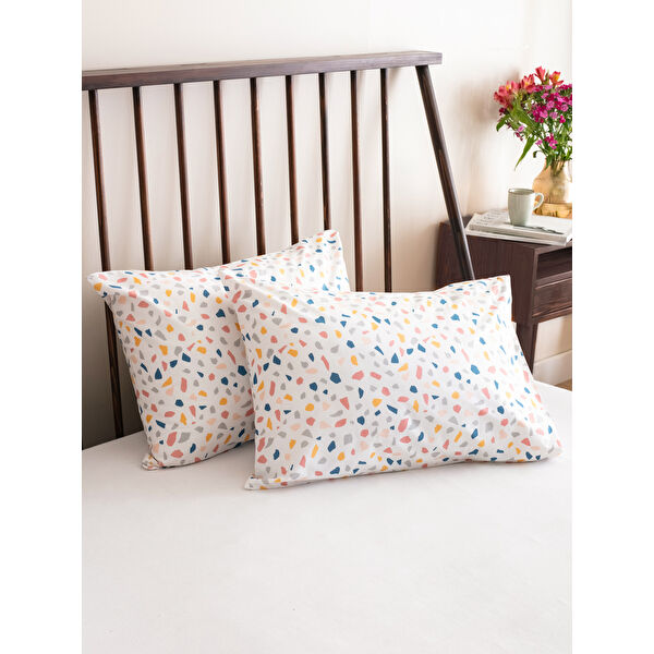 Desenli Yastık Kılıfı 2'li 50x70 Cm