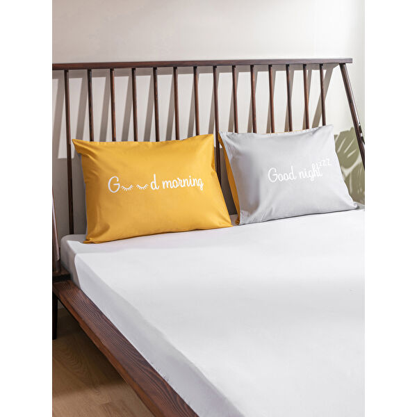 Baskılı Dokuma Yastık Kılıfı 2'li 50x70 Cm