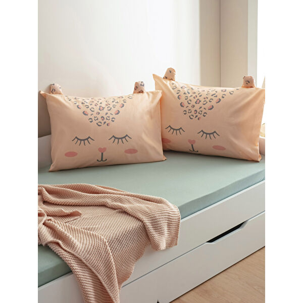 Baskılı Pamuklu Çocuk Yastık Kılıfı 2'li 50x70 Cm