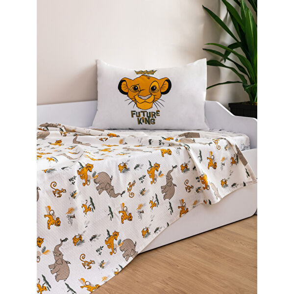 Lion King Lisanslı Pamuklu Çocuk Pike Takımı Lion King Lisanslı Pamuklu Çocuk Pike Takımı