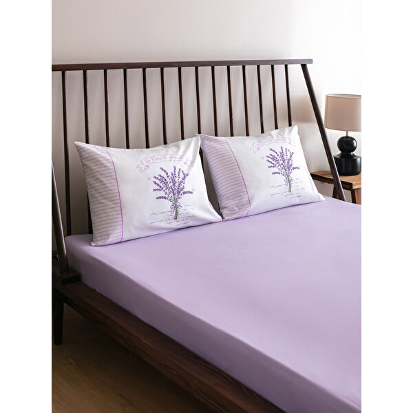 Desenli Pamuklu Yastık Kılıfı 2'li 50x70 Cm