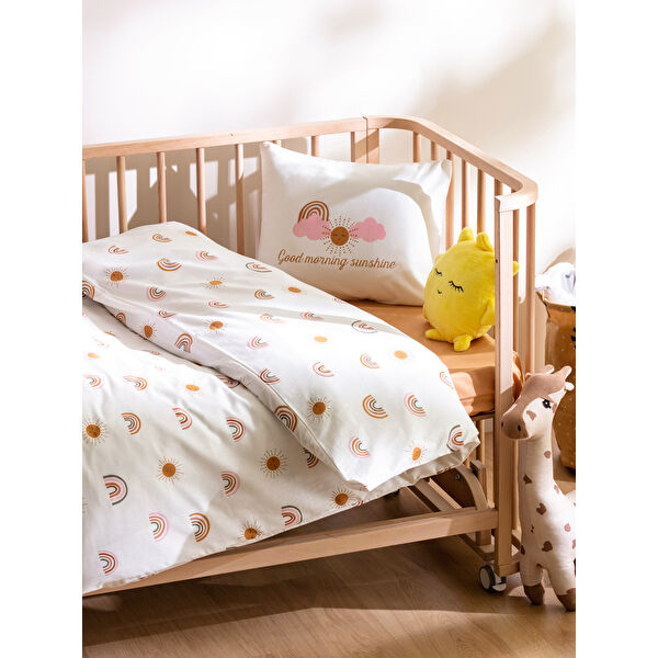 Baskılı Dokuma Kız Bebek Nevresim Takımı